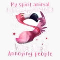 DOPASTICKER My Spirit Animal Is A Grumpy Flamingo Sticker, Phone ...