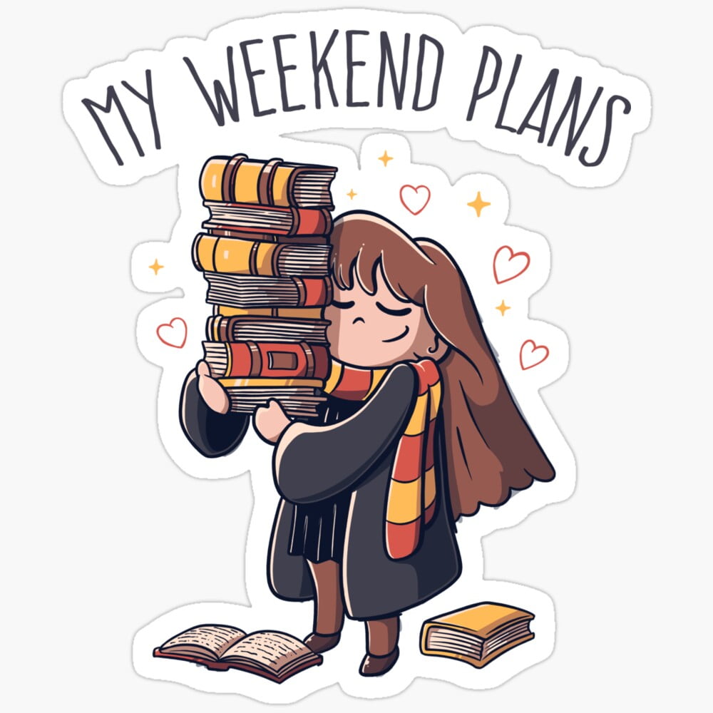 DOPASTICKER My Weekend Plans Cute Gift Decorative Laptop, Phone ...