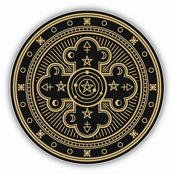 DOPASTICKER Mystery Occult Esoteric Sticker Phone Water Bottle Stickers ...