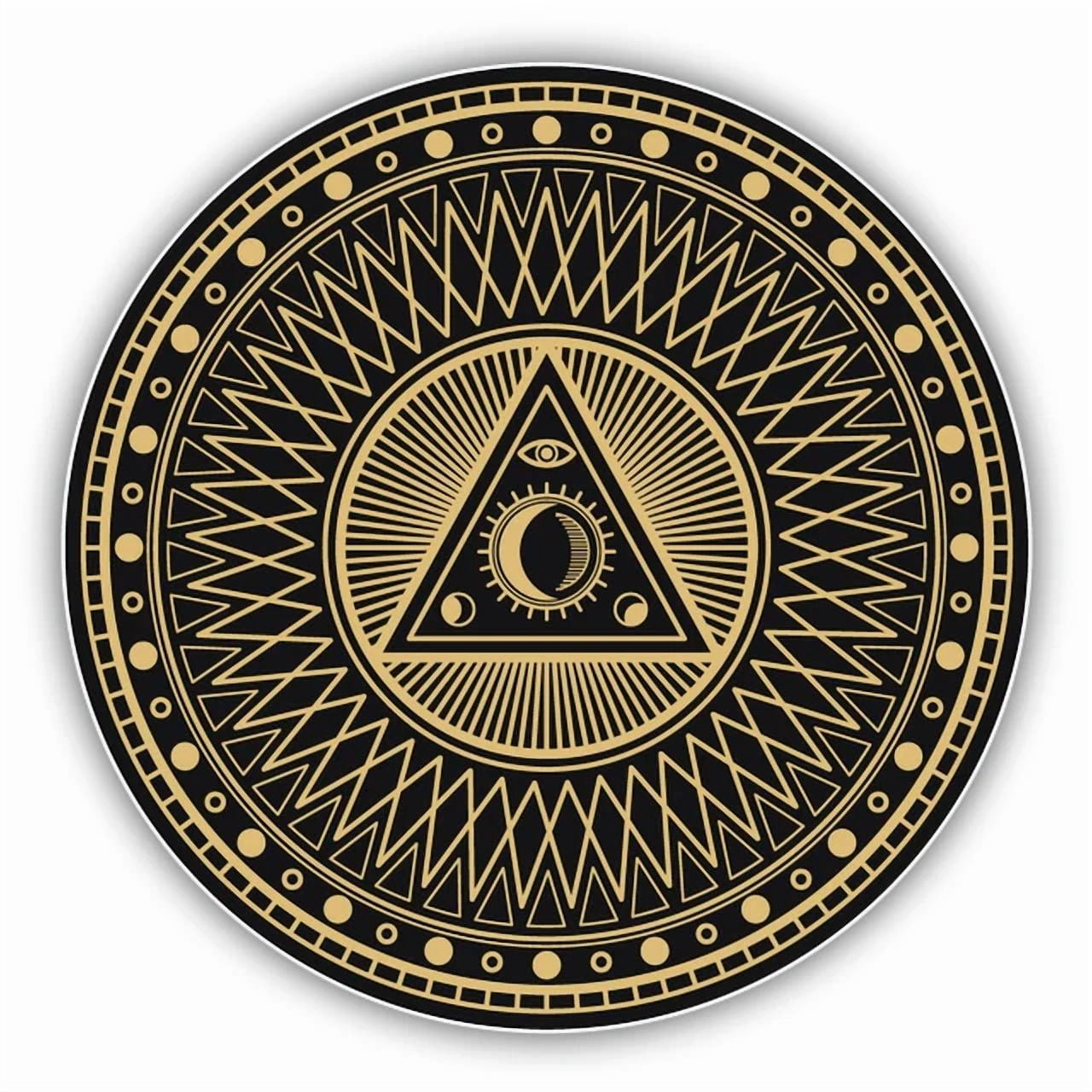 DOPASTICKER Mystery Occult Esoteric Sticker Phone Water Bottle Stickers ...