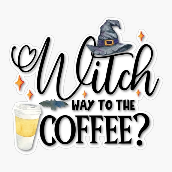 DOPASTICKER Mystic Way To The Coee, Alaskamagick Sticker, Phone Sticker ...