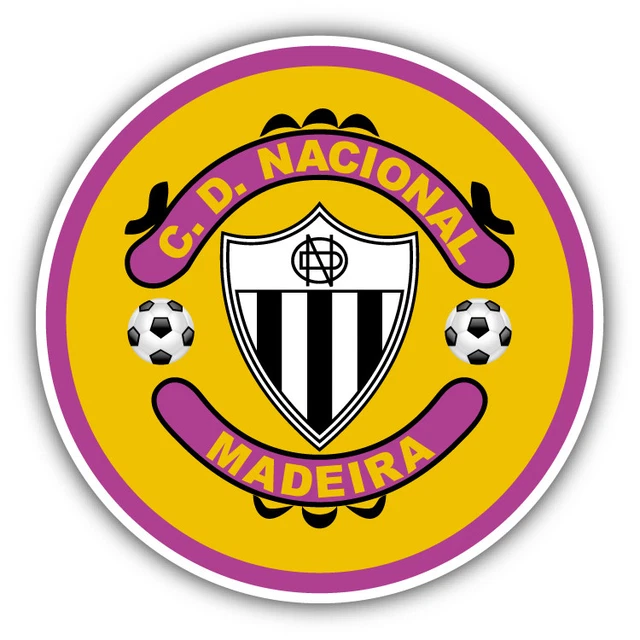 DOPASTICKER Nacional Da Madeira Fc Portugal Soccer Football Car Sticker ...