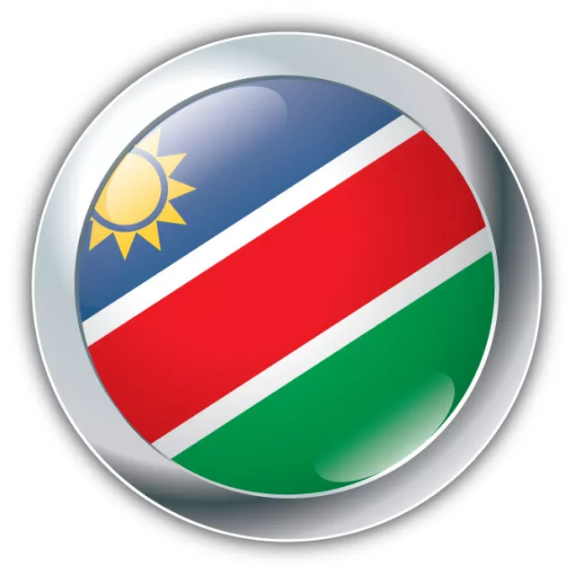 DOPASTICKER Namibia Flag Emblem Car Sticker Phone Decal Water Bottle ...