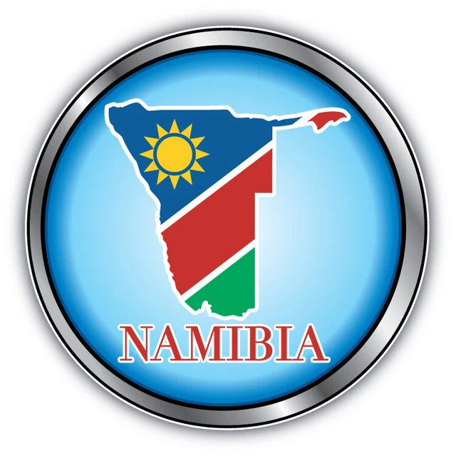 DOPASTICKER Namibia Map Flag Label Car Sticker Phone Decal Water Bottle ...