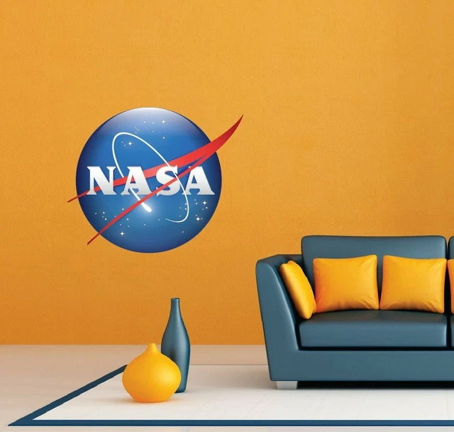 DOPASTICKER Nasa Aeronautics And Space Room Wall Garage Decor Sticker ...