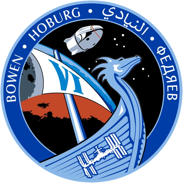 DOPASTICKER Nasa Spacex Crew-6 Mission Patch Sticker Decal Nasa ...