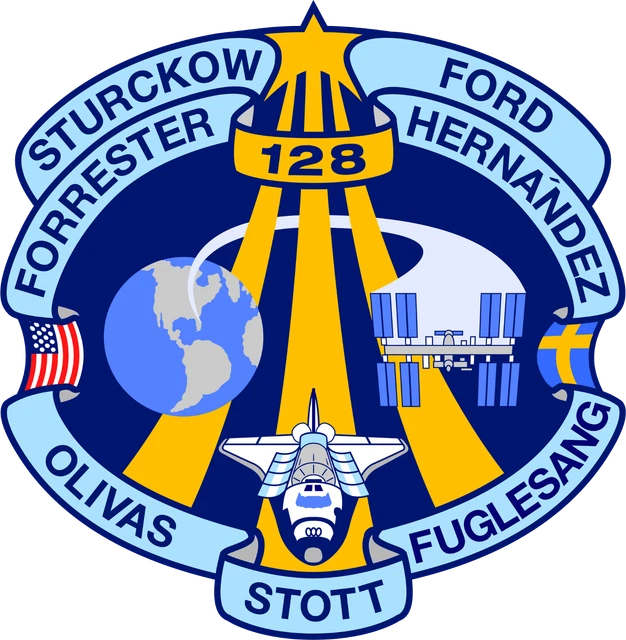 DOPASTICKER Nasa Sts-128 Mission Patch Sticker Decal Discovery Nasa ...