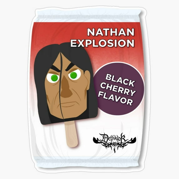 DOPASTICKER Nathan Explosion - Icy And Brutal! Sticker, Phone Sticker ...