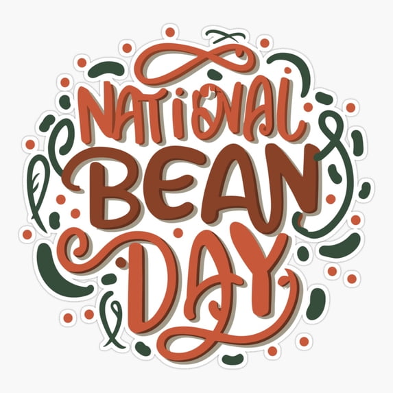 DOPASTICKER National Bean Day January Sticker, Phone Sticker Car ...