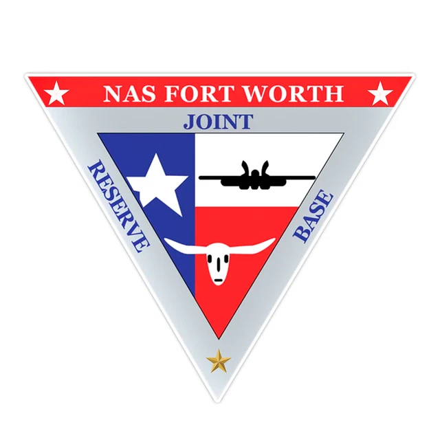 DOPASTICKER Naval Air Station Fort Worth Texas Patch Sticker Military ...