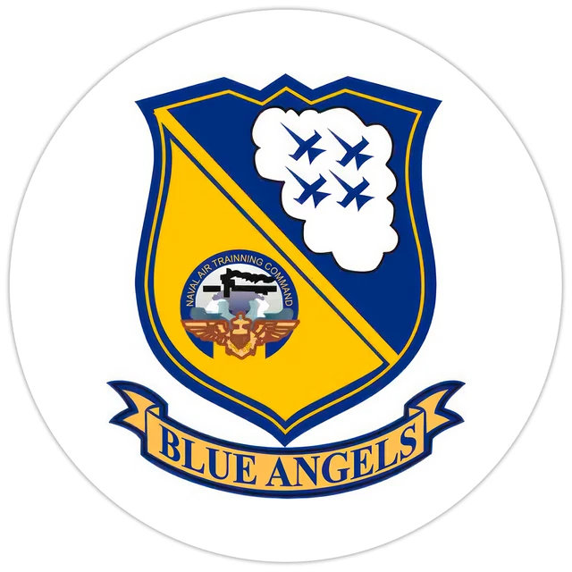 DOPASTICKER Navy Blue Angels Sticker Military Decal Phone Decal Water ...