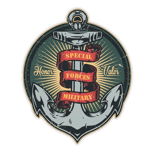 DOPASTICKER Navy Special Forces Military Sticker Military Soldier Decal ...