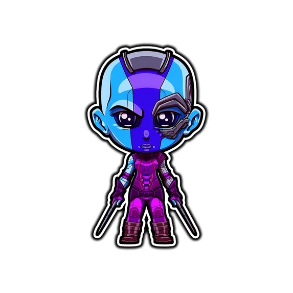 DOPASTICKER Nebula Chibi Sticker Decal Phone Decal Water Bottle ...