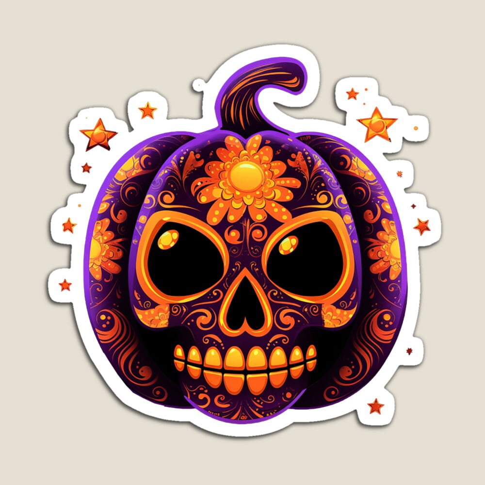 DOPASTICKER Neon Pumpkin - Pumpkin Carving Kit - Trunk Or Treat Ideas ...