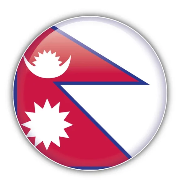 DOPASTICKER Nepal Flag Label Car Sticker Phone Decal Water Bottle ...