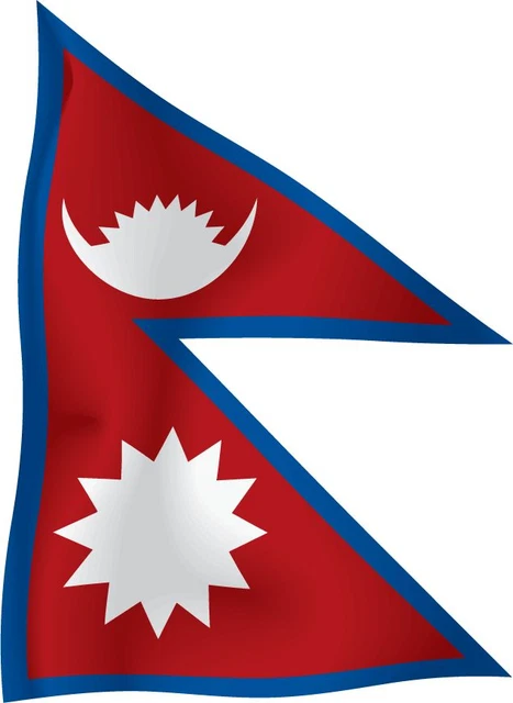 DOPASTICKER Nepal Flag Sticker Phone Decal Water Bottle Stickers, Cars ...