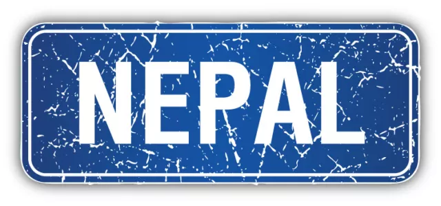 DOPASTICKER Nepal Grunge Car Sticker Phone Decal Water Bottle Stickers ...