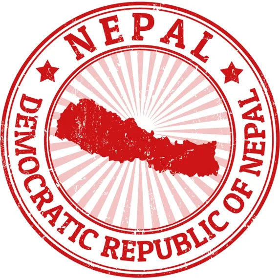DOPASTICKER Nepal Grunge Travel Stamp Sticker Decal Phone Decal Water ...