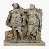DOPASTICKER Nero And His Mother, Agrippina Roman Statue Sticker, Phone ...