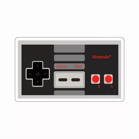 DOPASTICKER Nes Retro Gaming Entertainment System Classic Controller ...
