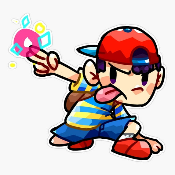DOPASTICKER Ness From Earthbound Sticker, Phone Sticker Water Bottle ...