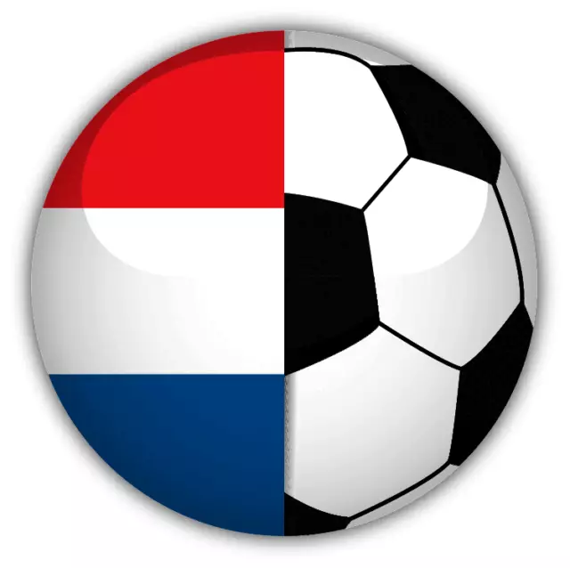DOPASTICKER Netherlands Flag Soccer Ball Car Sticker Phone Decal Water ...