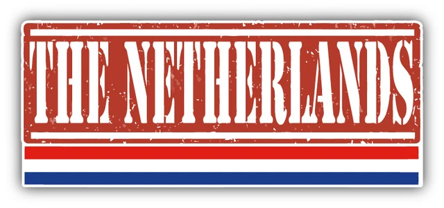 DOPASTICKER Netherlands Grunge Travel Stamp Sticker Decal Phone Decal ...