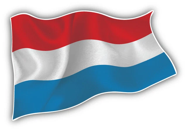 DOPASTICKER Netherlands Waving Flag Car Sticker Phone Decal Water ...