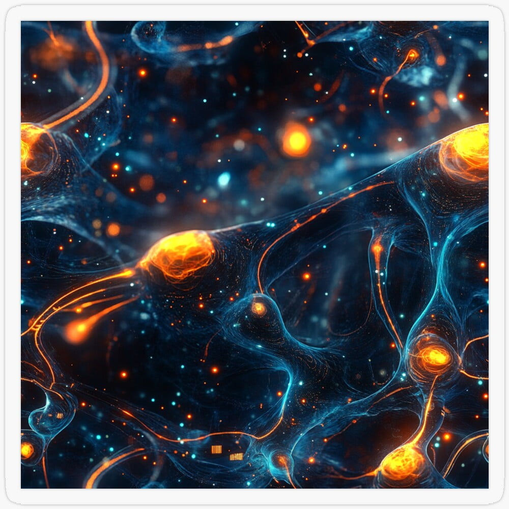 DOPASTICKER Neural Fusion: The Spirit Of The Future Sticker Phone Decal ...