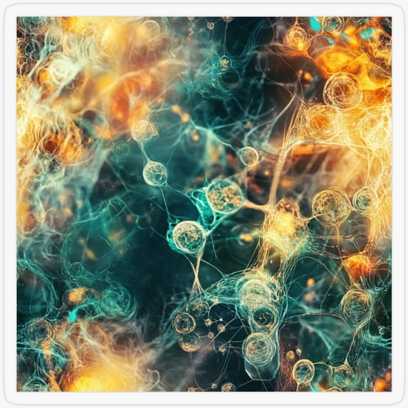 DOPASTICKER Neural Fusion: The Spirit Of The Future Sticker Phone Decal ...