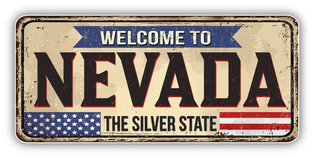 DOPASTICKER Nevada Usa State Grunge Retro Sticker Phone Decal Water ...