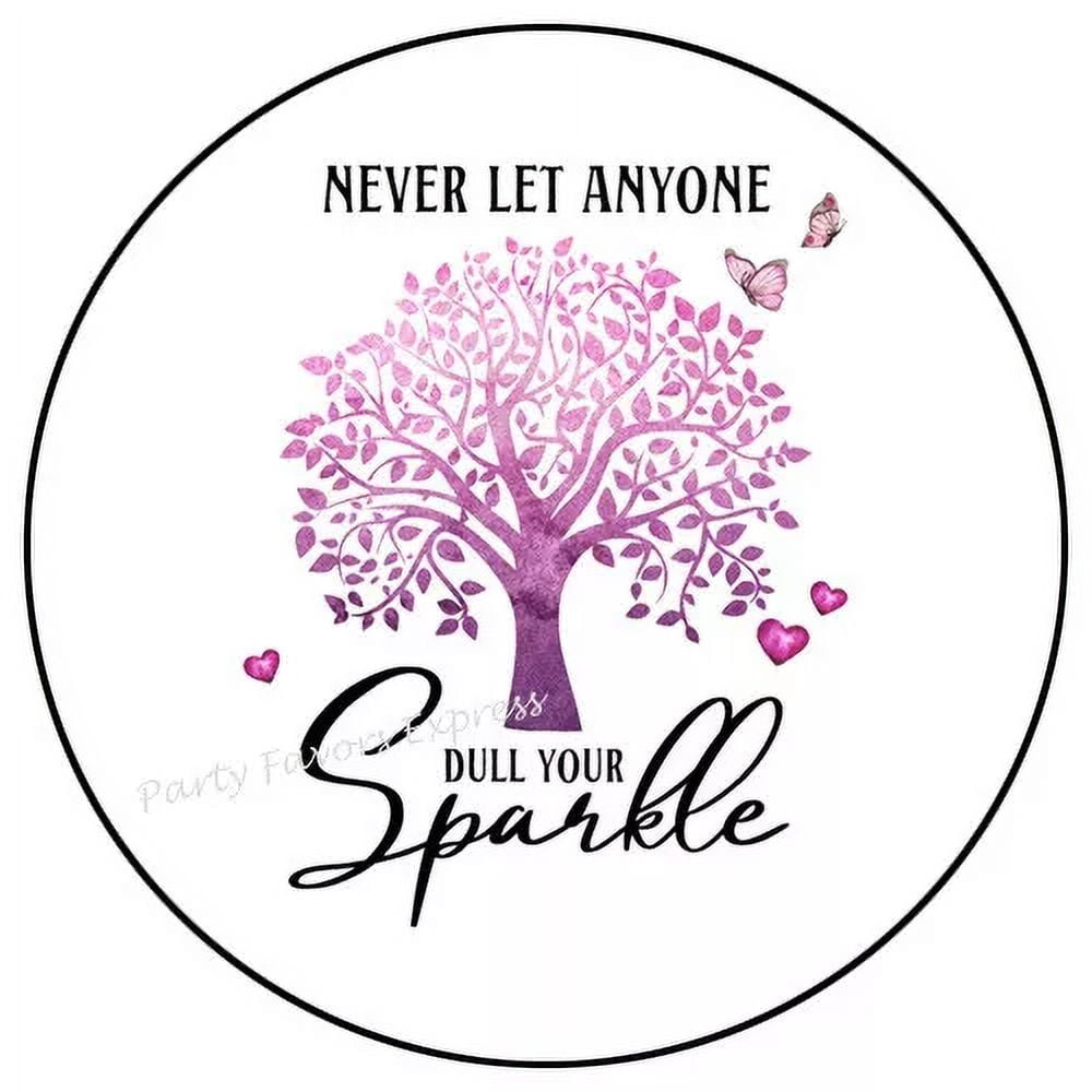 DOPASTICKER Never Let Anyone Dull Your Sparkle Stickers Favors Phone ...