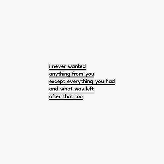 DOPASTICKER Never Wanted Sticker, Phone Sticker Water Bottle Sticker ...