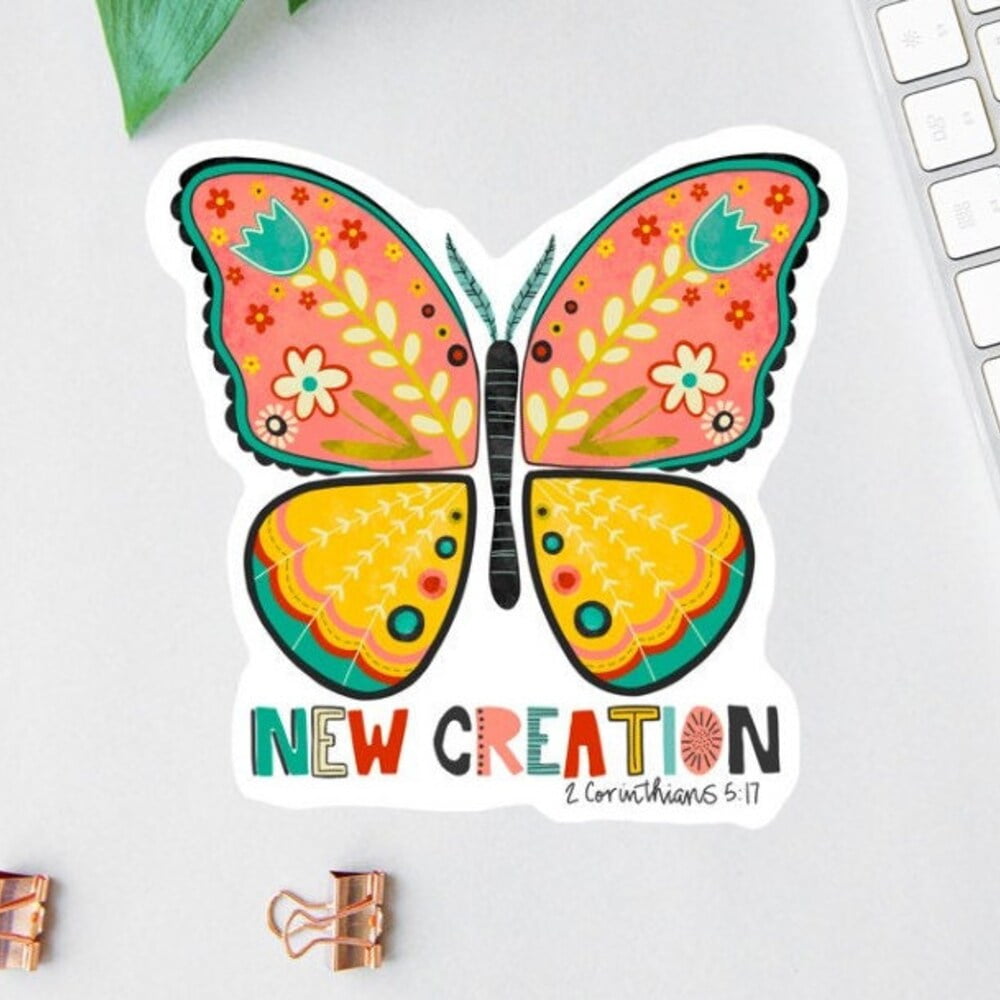 DOPASTICKER New Creation Sticker, Affirmation Stickers, Clear Laptop ...
