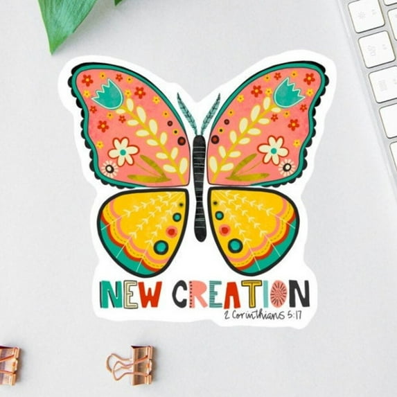 DOPASTICKER New Creation Sticker, Affirmation Stickers, Clear Laptop ...