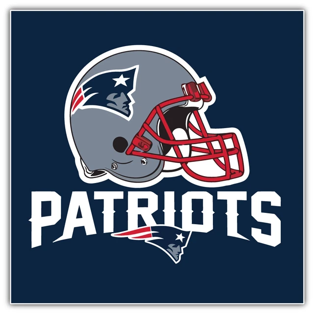 DOPASTICKER New England Patriots Sport Car Sticker Phone Water Bottle ...