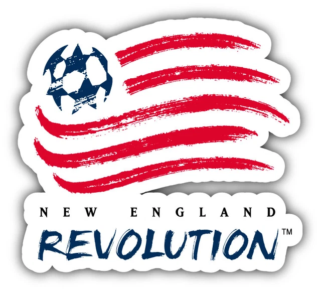 DOPASTICKER New England Revolution Usa Soccer Football Car Sticker ...