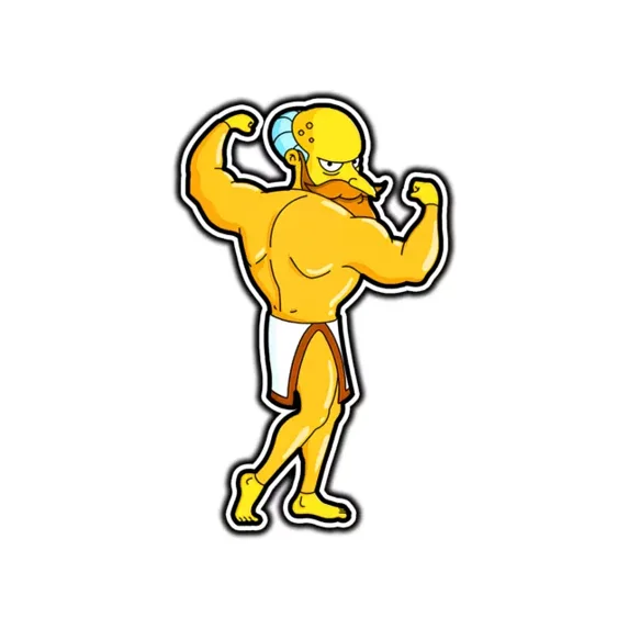 DOPASTICKER New God Mr. Burns Decorative Laptop, Phone Stickers ...