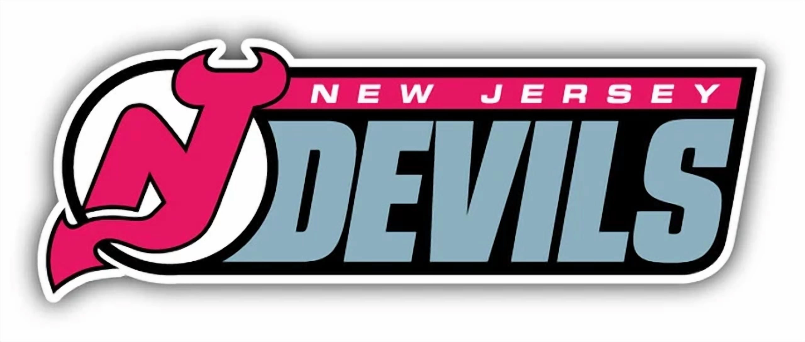 DOPASTICKER New Jersey Devils Hockey Sport Logo Car Sticker Phone Water ...