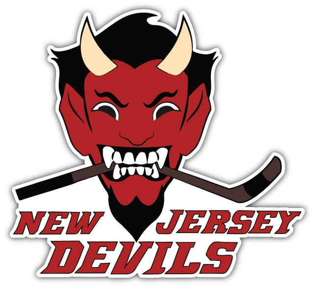 DOPASTICKER New Jersey Devils Old Logo Sport Car Sticker Phone Water ...