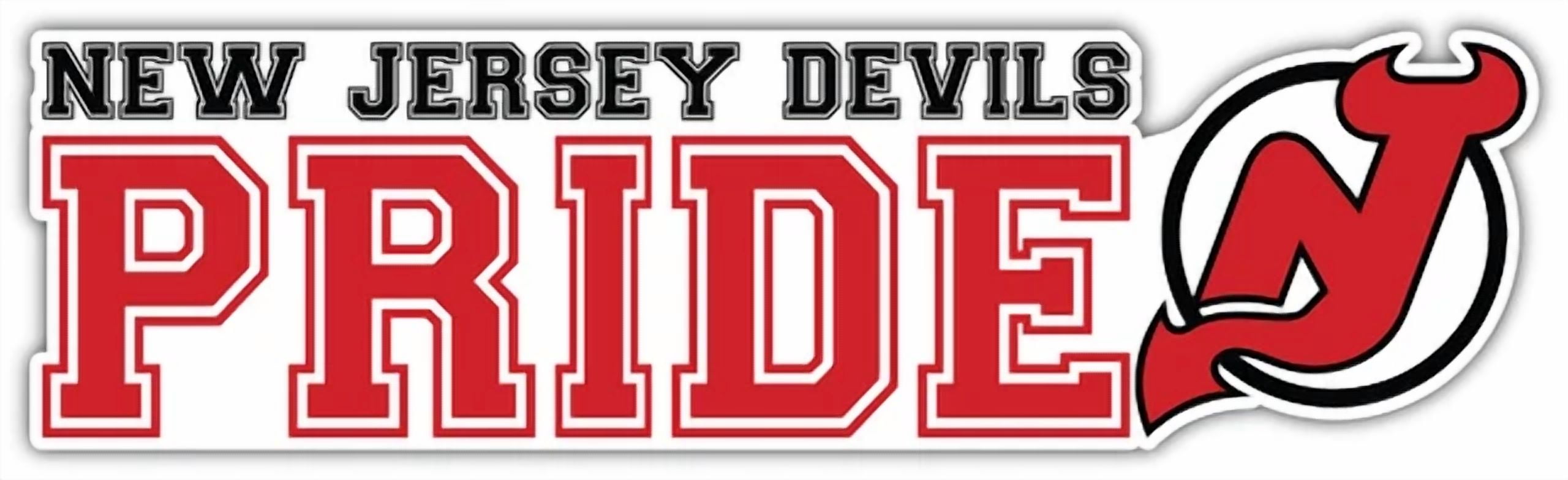 DOPASTICKER New Jersey Devils Sport Car Sticker Phone Water Bottle ...