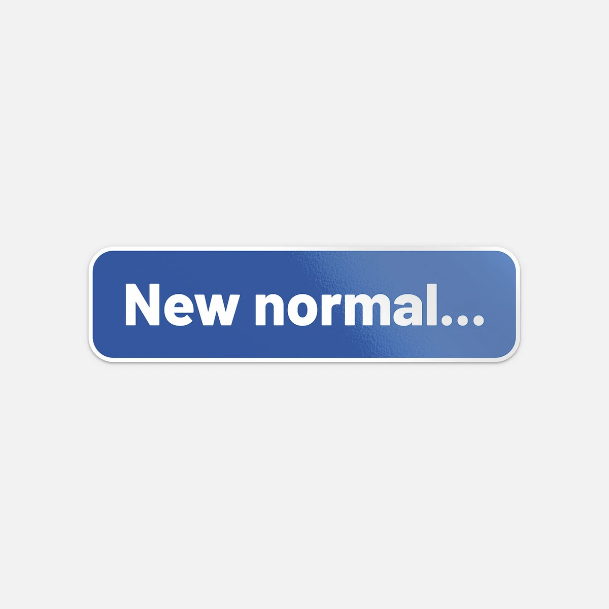 DOPASTICKER New Normal Quote Car Bumper Sticker Decal Waterproof ...