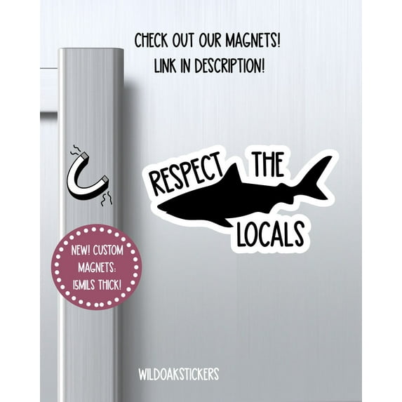 DOPASTICKER New Respect The Sharks Sticker, Shark Sticker, Shark ...