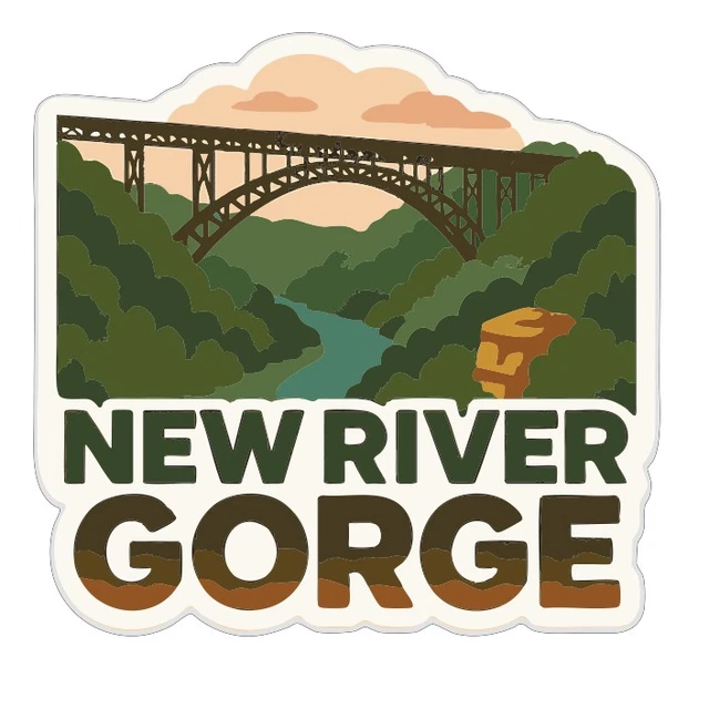 DOPASTICKER New River Gorge National Park Decal Sticker - Us National ...