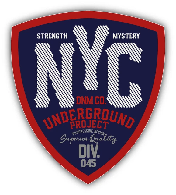 DOPASTICKER New York City Underground Project Emblem Car Sticker Phone ...