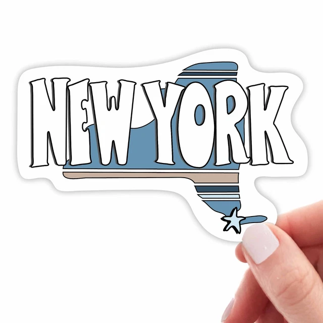 DOPASTICKER New York Ny Sticker, Nyc Laptop Decal, Sticker Phone Decal ...