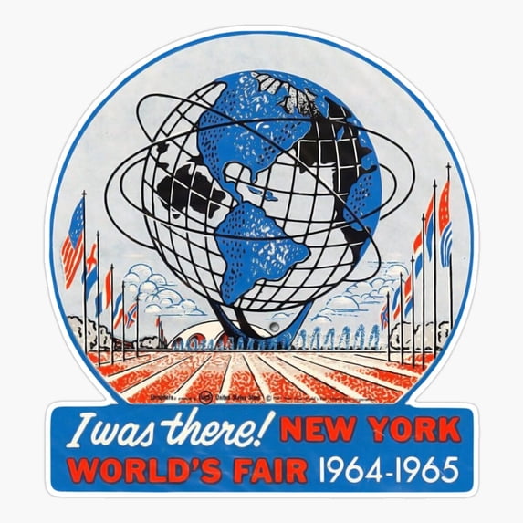 DOPASTICKER New York World'S Fair Retro 1964 Sticker, Phone Sticker Car ...
