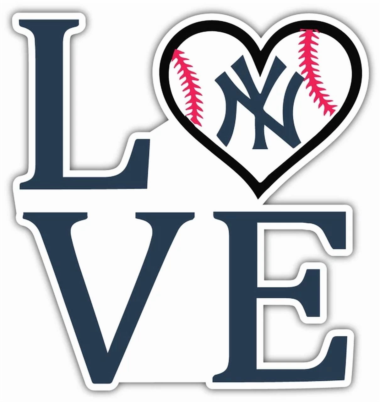 DOPASTICKER New York Yankees Baseball Sport Logo Car Sticker Phone ...