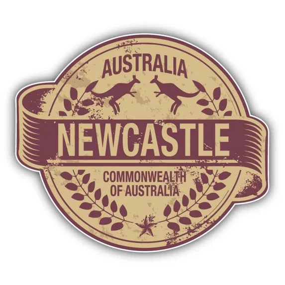 DOPASTICKER Newcastle City Australia Grunge Travel Car Sticker Phone ...