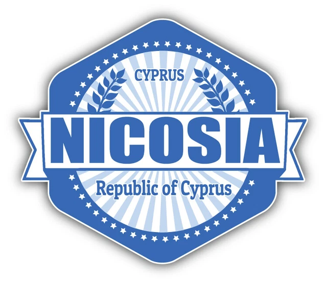 DOPASTICKER Nicosia Cyprus Travel Label Car Sticker Phone Decal Water ...